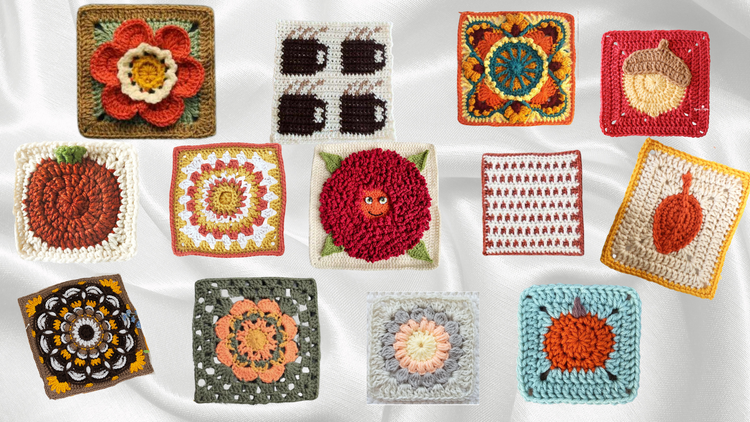 25 Autumn granny square patterns to Make | FREE Crochet Patterns ...