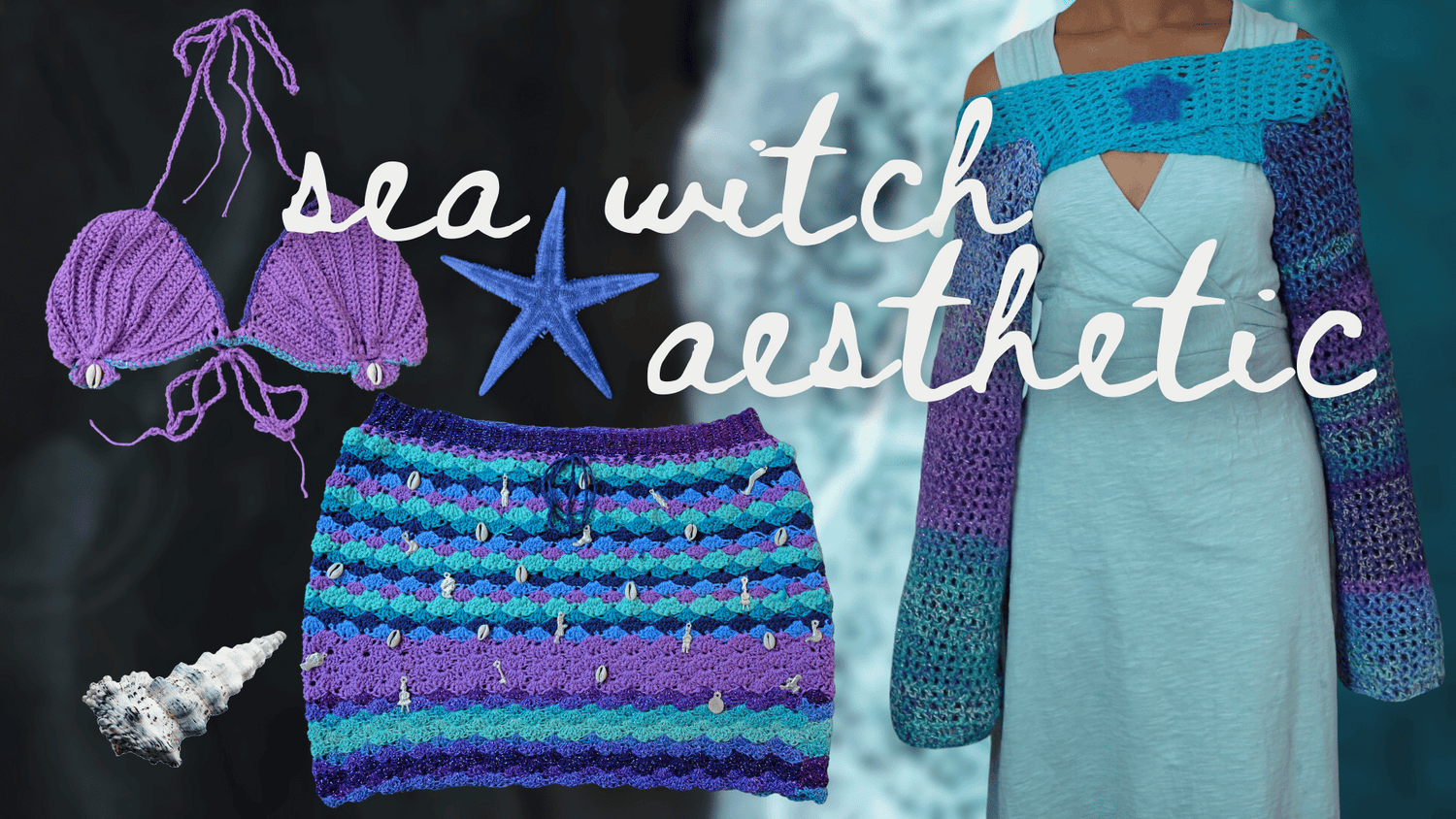 Crochet Inspiration: Sea Witch / Dark Mermaidcore Aesthetic ...