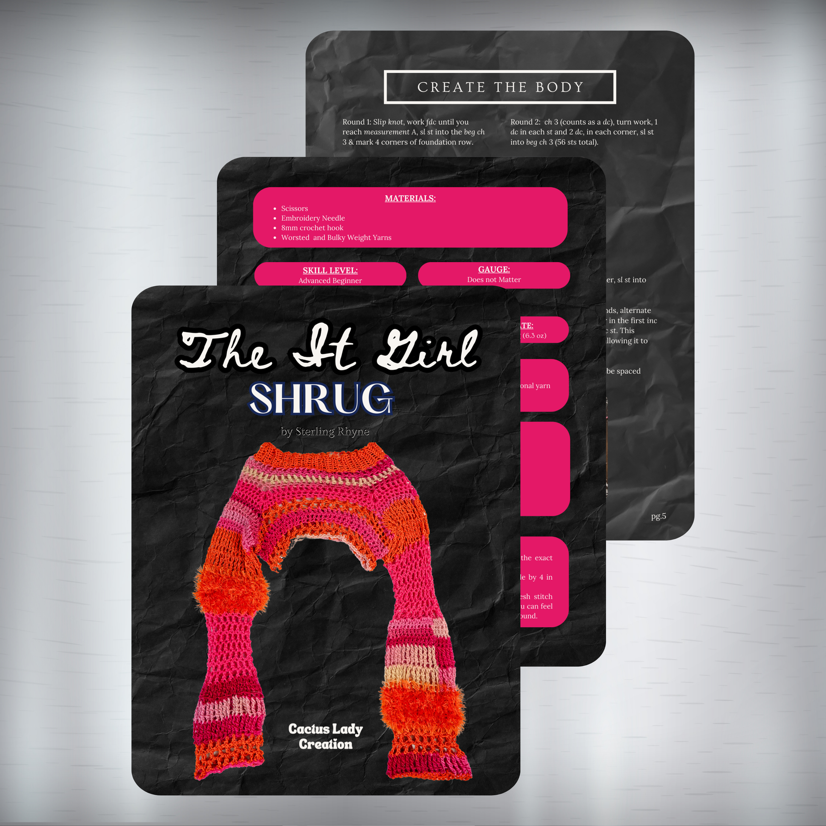 The "It" Girl Shrug Guide – Cactusladycreation